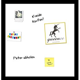 queence Magnetfolie "Magnetische Markerfolie", B/H/L: 50cm x 50cm, wei&szlig;, Dekorationsfolien, Boardmarkerfolie selbstklebend, zum beschriften