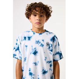 Garcia Jungen T-Shirt, wei&szlig;, Gr. 128, bedruckt, Obermaterial: 100% Baumwolle, Shirts, mit Tye-Dye Muster, for Boys