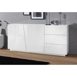 Sideboard Inosign, B:180cm H:86cm, weiß, Wohnzimmer, Sideboards, "Vega", Breite 180 cm