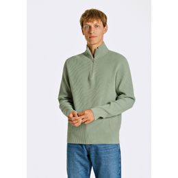 LINDBERGH Herren Troyer "LINDBERGH Troyer", gr&uuml;n, Gr. S, Obermaterial: 80% Baumwolle, 20% Polyester, Pullover