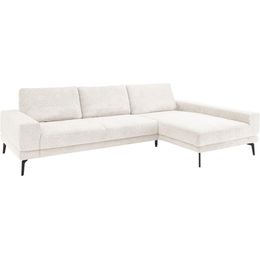 Ecksofa, B:293cm H:87cm T:180cm, weiß, SET ONE BY Musterring, 100% Polyester, Wohnzimmer, Sofas, "SO 3600 optimaler Sitzkomfort in Federkern o.