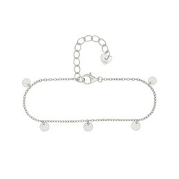 CAI CA&Iuml; Damen Armband "925 Silber rhodiniert Anh&auml;nger Pl&auml;ttchen", 15+4cm, Silber 925 (Sterlingsilber), wei&szlig;, Silber 925 (Sterlingsilber), Armb&auml;nder