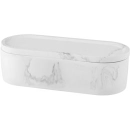 Sch&ouml;ner Wohnen Kollektion Aufbewahrungsdose, B:20cm H:6cm T:8cm, wei&szlig;, SCH&Ouml;NER WOHNEN-KOLLEKTION, Stein, K&uuml;che, Aufbewahrungsboxen, "&raquo;Balatro&laquo;", Universaldose mit Deckel f&uuml;rs