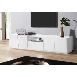 Lowboard Inosign, B:220cm H:46cm, wei&szlig;, Wohnzimmer, Sideboards, "Vega", Breite 220 cm