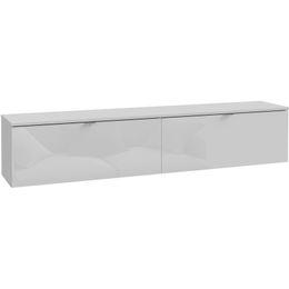 Lowboard FORTE, B:178,8cm H:37,5cm T:34,8cm, wei&szlig;, Spanplatte, Wohnzimmer, Sideboards, "LibertadTV-Board, TV-Schrank", gro&szlig;es TV Board, erweiterbar,