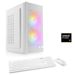 CSL PC "Spectrum V28326", Microsoft Windows 11 Home (64 Bit), 32 GB RAM 1.000 GB SSD, wei&szlig;, B&uuml;ro, Desktop-PCs