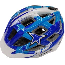 Levior Kinderhelm "Kailu blue stars", S Kopfumfang: 49cm - 53cm, weiß, Helme