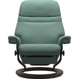 Relaxsessel stressless, B:79cm H:103cm T:78cm, grün, Leder BATICK: BATICK ist ein leicht korrigiertes, durchgefärbtes und genarbtes Möbelleder, bei