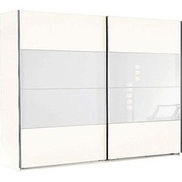 Schwebet&uuml;renschrank wimex, B:270cm H:210cm T:65cm, wei&szlig;, Schr&auml;nke, "Easy", mit Teilglas