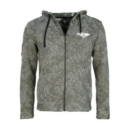 Top Gun Herren Sweatjacke "Camo TG2012048", grün, Gr. S, Obermaterial: 40% Baumwolle, 40% Polyester, 20% Acryl, Sweatjacken