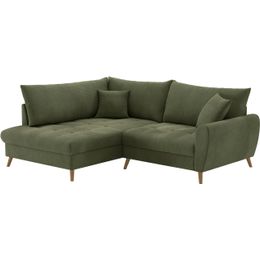 Ecksofa MR. COUCH, B:230cm H:71cm T:190cm, gr&uuml;n, Memphis (Grundgewebe - 100% Polyester; Nutzschicht- 90% Polyester / 10% Polyamide), Wohnzimmer,