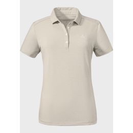 Sch&ouml;ffel SCH&Ouml;FFEL Damen Poloshirt "CIRC Polo Shirt Tauron L", wei&szlig;, Gr. 46, Oberstoff: 100% Polyester, Shirts