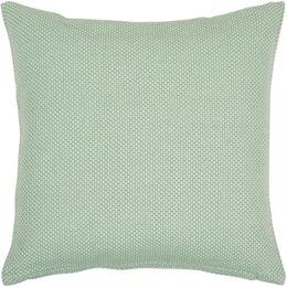 Dekokissen Pad, B:50cm L:50cm, gr&uuml;n, Obermaterial: 100% Baumwolle, Dekokissen_Sitzkissen_Kissenh&uuml;llen, "CANE", Made in Europe, Kissenh&uuml;lle ohne