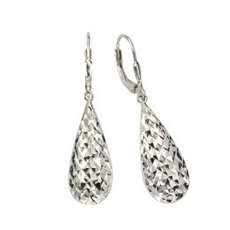 Vivance Damen Paar Ohrh&auml;nger "925 Silber rhodiniert", one-size, Silber 925 (Sterlingsilber), wei&szlig;, Silber 925 (Sterlingsilber), Ohrringe