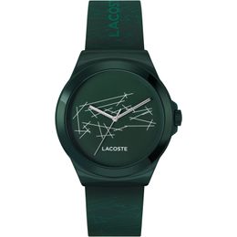 Lacoste Herren Quarzuhr "NEOCROC", grün, Armbanduhren, Armbanduhr, Herrenuhr, Silikonarmband, analog