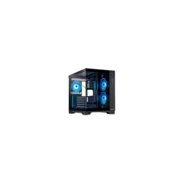CHIEFTEC PC-Geh&auml;use "Visio GM-30B-TG-OP schwarz Tempered Glass x 2", B:39cm H:29,5cm T:43cmohne farbbezeichnung, Computergeh&auml;use