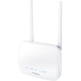 Strong 4G/LTE-Router "350M, LTE bis 150 Mbit/s, WLAN bis 300 Mbit/s", B:16,83cm H:10,49cm T:4,61cm, weiß, Router