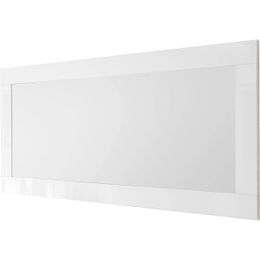 Wandspiegel Inosign, H:75cm T:2cm, wei&szlig;, Spiegelglas, Flur, Spiegel, "Rimini", Breite 170 cm