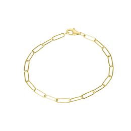 Vivance Damen Armband "925/- Sterlingsilber Gliederarmband glanz wei&szlig; 21 cm", 21cm, Silber 925 (Sterlingsilber), wei&szlig;, Silber 925 (Sterlingsilber),