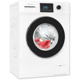 Exquisit Waschmaschine "WA9214-340A", B:60cm H:85cm T:56cm, wei&szlig;, Waschmaschinen, Aquastop-Schlauch