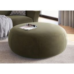 Sit & More Hocker SIT & MORE, B:104cm, grün, Samtoptik (100% Polyester);Soft clean (98% Polyester, 2% Polyamid);Struktur fein (100% Polyester), Büro, Hocker,