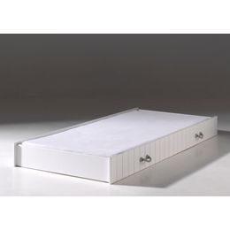 Schubkasten Vipack, wei&szlig;, Holzwerkstoff, Schubladen, "Lewis", MDF-Oberfl&auml;che