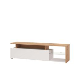 Lowboard Inosign, B:170cm H:46,5cm T:41,5cm, weiß, FSC-zertifizierter Holzwerkstoff, Wohnzimmer, Sideboards, "Arctic TV-Board", TV-Kommode,Br. 170