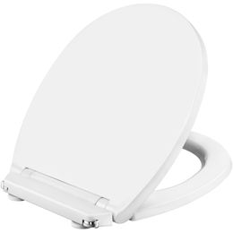 WC-Sitz CORNAT, B:39,5cm L:49cm, weiß, Duroplast, WC-Sitze, "Klassisch weißer Look - Pflegeleichter Duroplast - Quick up", Clean Funktion -