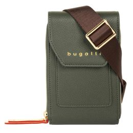 Bugatti Damen Abendtasche "ELLA", gr&uuml;n, Kunstfaser, leicht gl&auml;nzend, unifarben, Taschen