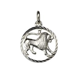 Vivance Damen Kettenanh&auml;nger "925/- Sterling Silber Sternzeichen L&ouml;we", one-size, Silber 925 (Sterlingsilber), 0,8 g, wei&szlig;, Silber 925