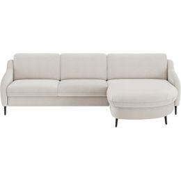 Sit & More Ecksofa SIT & MORE, B:296cm H:90cm T:189cm, wei&szlig;, 100% Polyester, Wohnzimmer, Sofas, "Soul L-Form", wahlweise mit Bettfunktion