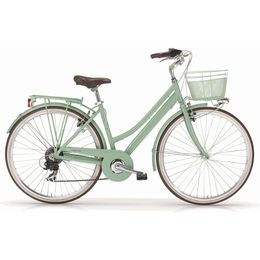 MBM Trekkingrad "New Boulevard", 46cm, 28 Zoll (71,12cm), gr&uuml;n, Fahrr&auml;der, f&uuml;r Damen, Kettenschaltung