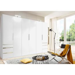 Kleiderschrank wimex, B:300cm H:236cm T:58cm, weiß, Schlafzimmer, Schränke, "Level by fresh to go", mit Schubladen