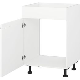 Sp&uuml;lenschrank KOCHSTATION, B:50cm H:75cm T:56cm, wei&szlig;, K&uuml;che, Schr&auml;nke, ""KS-Scafa"", in verschiedenen Breiten, wahlweise T&uuml;ranschlag rechts oder