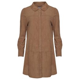 Maze Damen Ledermantel "42021161", braun, Gr. S, Obermaterial: 100% Ziegenveloursleder; Futter: 100% Baumwolle, M&auml;ntel