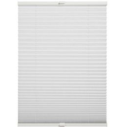 Sch&ouml;ner Wohnen Kollektion Plissee, B:80cm H:130cm, wei&szlig;, SCH&Ouml;NER WOHNEN-KOLLEKTION, Obermaterial: 100% Polyester, Badezimmer, Plissees, "Milla", verschraubt, silberne oder