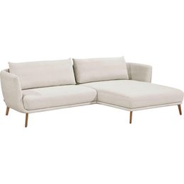 Schöner Wohnen Kollektion Ecksofa, B:270cm H:71cm T:160cm, weiß, SCHÖNER WOHNEN-KOLLEKTION, 16% Baumwolle, 79% Polyester, 5% Polyacryl, Wohnzimmer, Sofas, "Pearl - 5 Jahre
