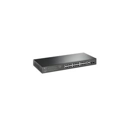 TP-LINK Netzwerk-Switch "28-Port Gigabit Easy Smart Switch mit 24-Port PoE+", B:33,8cm H:10,2cm T:53,5cmohne farbbezeichnung, Netzwerk-Switches
