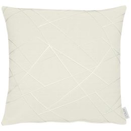 Dekokissen Apelt, B:45cm H:5cm L:45cm, wei&szlig;, Leinen, Polyester, Kinderzimmer, Dekokissen_Sitzkissen_Kissenh&uuml;llen, "Vio", Kissenh&uuml;lle mit F&uuml;llung, 1