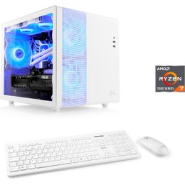 CSL PC "Cube V24215", Microsoft Windows 11 Home (64 Bit), 32 GB RAM 1.000 GB SSD, weiß, Desktop-PCs