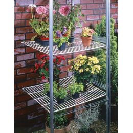 Regal Vitavia, B:61,4cm H:4,7cm T:62,2cm, wei&szlig;, Aluminium, Garage, Regale, Regalset f&uuml;r Anlehnhaus 900 und 1300