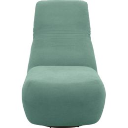 Relaxsessel Andas, B:68cm H:67cm T:88cm, grün, 92% Polyester, 8% Nylon, Wohnzimmer, Sessel, "Emberson Sessel, Rückenlehne hochklappbar, Drehsessel",