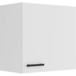 Hängeschrank Optifit, B:60cm H:57,6cm T:34,6cm, weiß, Spanplatte, Küche, Schränke, "Palma", Breite 60 cm, 1 Tür, 1 Einlegeboden