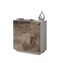 Aktenschrank Inosign, B:79,2cm H:86cm T:38cm, wei&szlig;, FSC-zertifizierter Holzwerkstoff, B&uuml;ro, Schr&auml;nke, "Coro, Mehrzweckschrank, B&uuml;roschrank mit 2