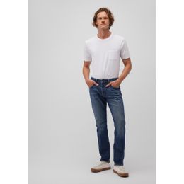 Mavi Herren Straight-Jeans "MARCUS", blau, Gr. 28, 99% Baumwolle, 1% Elasthan, Jeans, Slim Straight Jeans