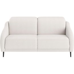Sit & More 3-Sitzer SIT & MORE, B:192cm H:93cm T:104cm, wei&szlig;, 100% Polyester, Sofas, "Blues", wahlweise mit Klapptisch und USB