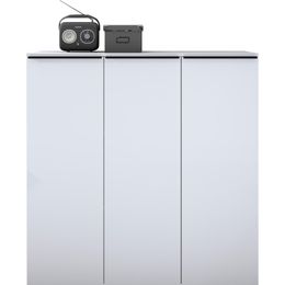 borchardt M&ouml;bel Aktenschrank BORCHARDT M&Ouml;BEL, B:114cm H:116cm T:35cm, wei&szlig;, Spanplatte, B&uuml;ro, Schr&auml;nke, "Tom", Breite 114 cm, Mehrzweckschrank