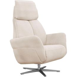 Relaxsessel Alina, B:84cm H:117cm T:90cm, wei&szlig;, Struktur fein XBO (100% Polyester), Wohnzimmer, Sessel, "Thimo", in Gr&ouml;&szlig;e L, Liegefl&auml;che 185cm,