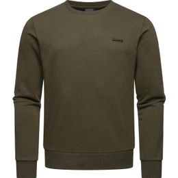 Ragwear Herren Sweater "Indie", grün, Gr. XXXL, Sweatware, 70% Baumwolle, 30% Polyester, Sweatshirts, Cooler Basic Herren Pullover