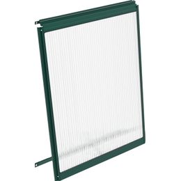 Fenster Vitavia, gr&uuml;n, Aluminium, Fenster, "f&uuml;r Venus, Apollo, Calypso, Freya, Dione u.a.", Gew&auml;chshausfenster, Alu, mit Hohlkammerplatte 6 mm